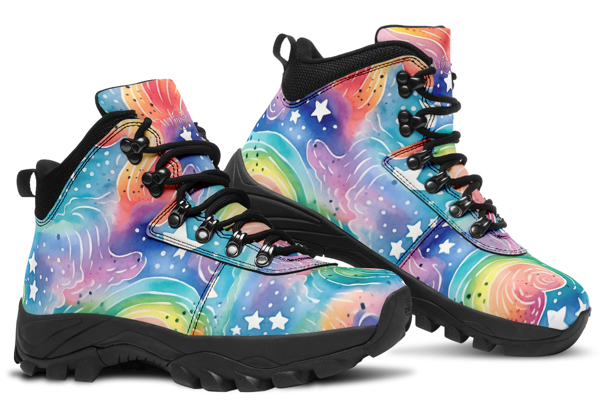 Stars And Swirls Active Boots – Whimsykore